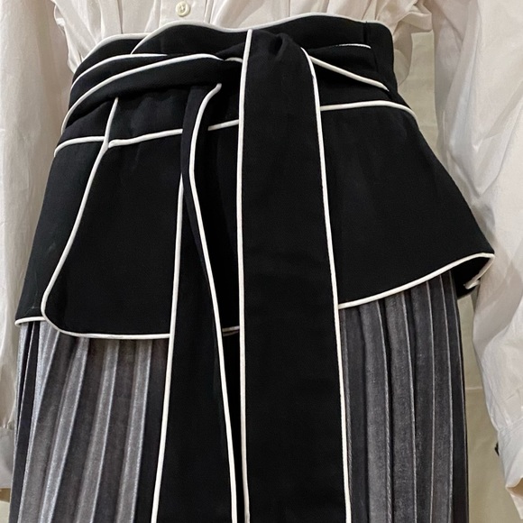Accessories | New Black White Trim Wide Bow Design Waist Wrap Enhancing ...